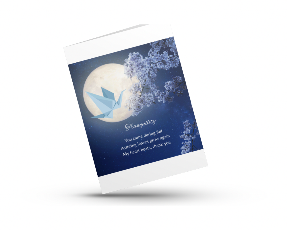 Thank You Haiku Greeting Card